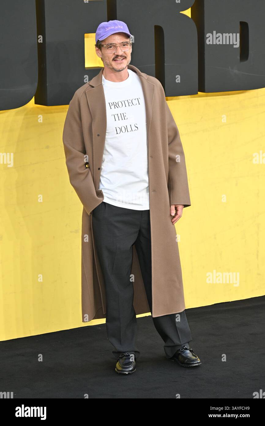 London, UK. 22nd Apr, 2025. Pedro Pascal at European Premiere of ...