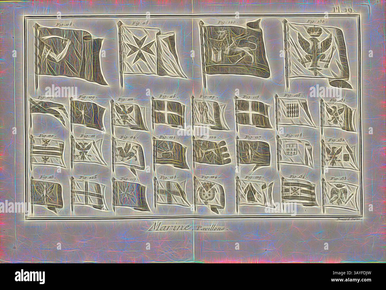 Flags represent different designs hi-res stock photography and images ...