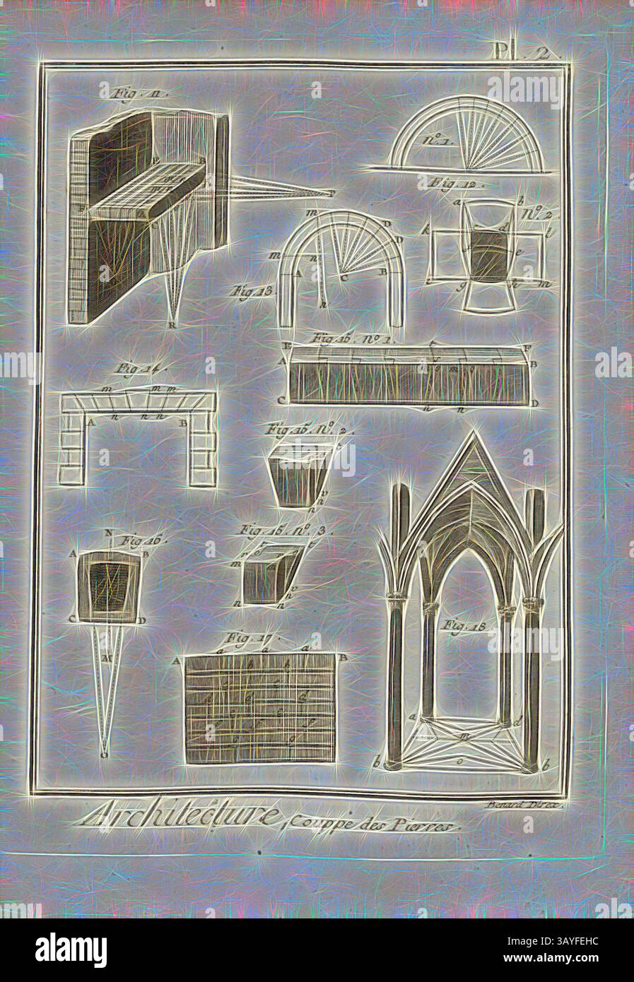 Collection of architectural diagrams hi-res stock photography and ...