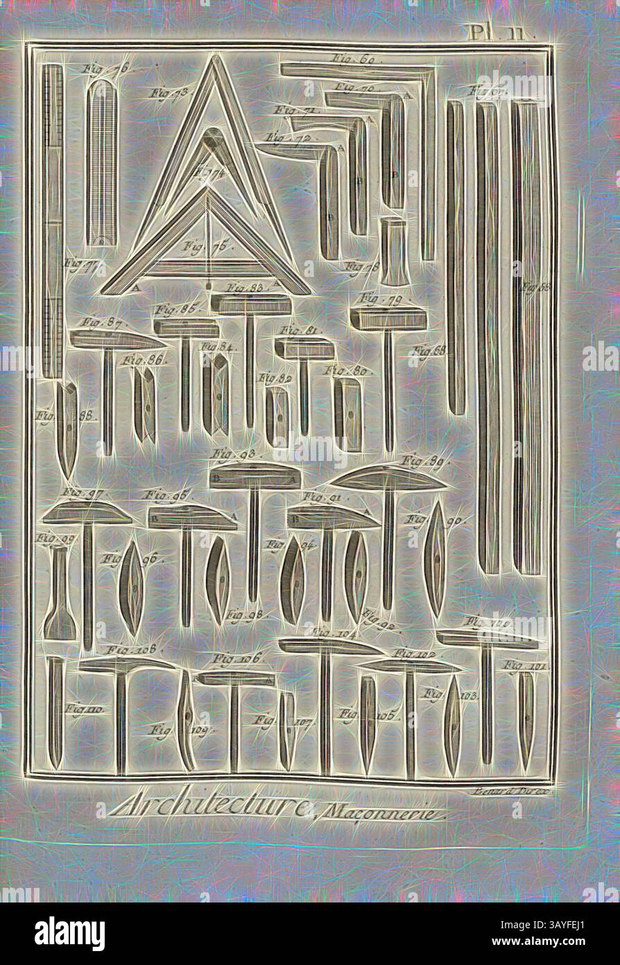 An intricate architectural illustration featuring various refined ...