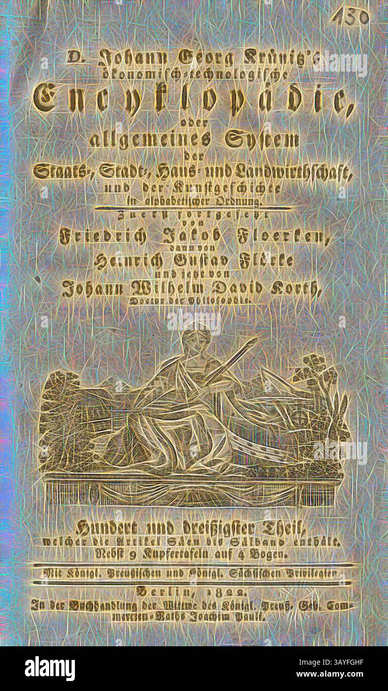 An intricately designed cover of an encyclopedic work, featuring ornate ...