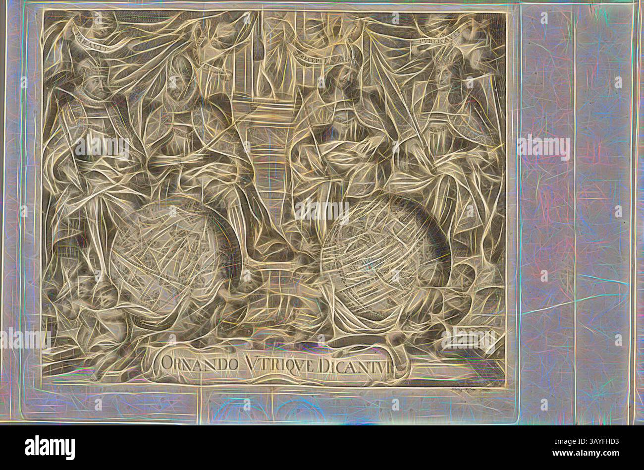 Inscription orando virtute dicanim hi-res stock photography and images ...