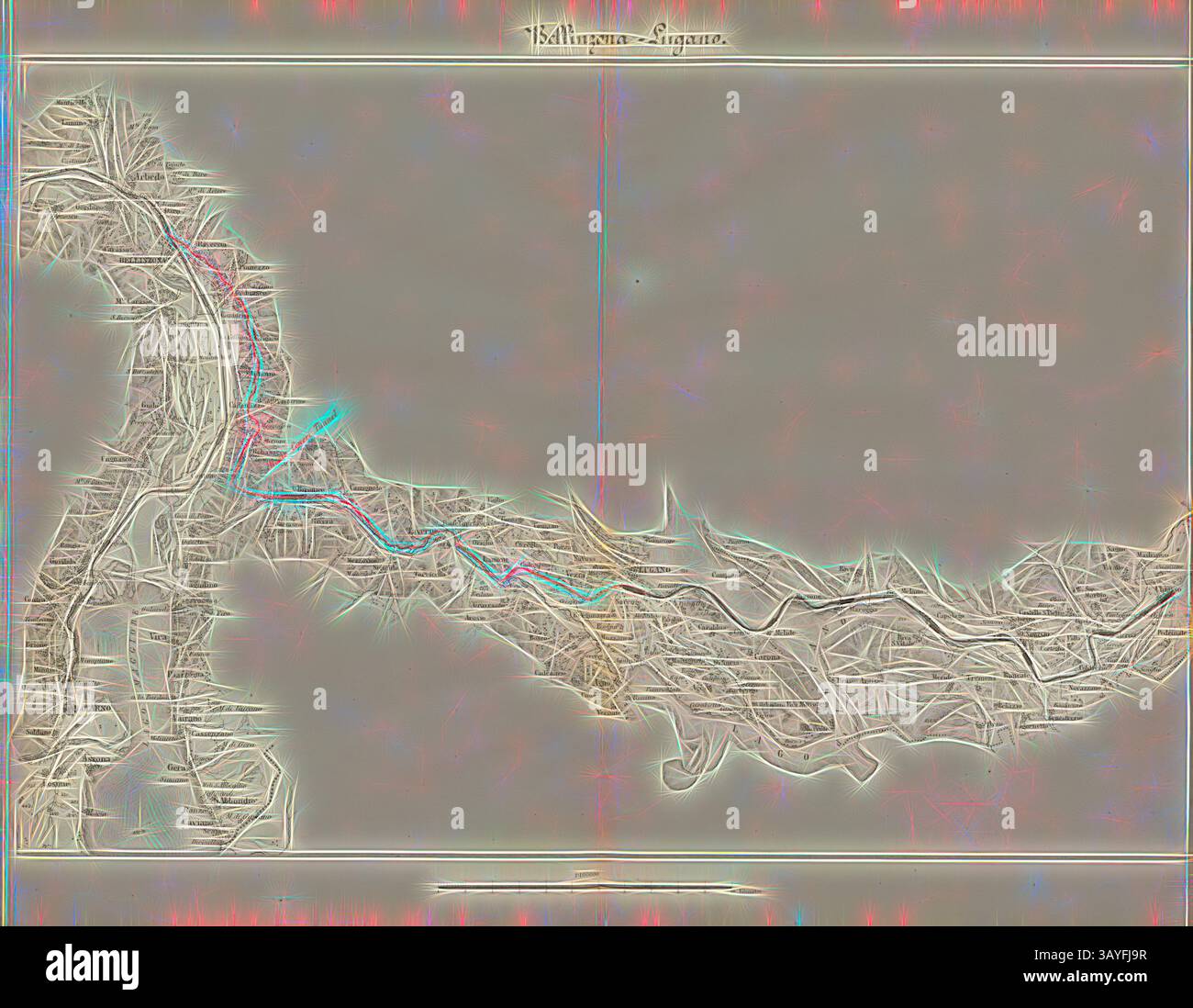 Labeled landforms hi-res stock photography and images - Alamy