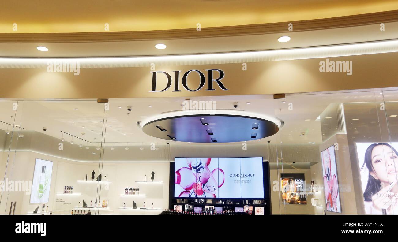 SHANGHAI, CHINA - APRIL 19, 2025 - A luxury store of the French fashion ...