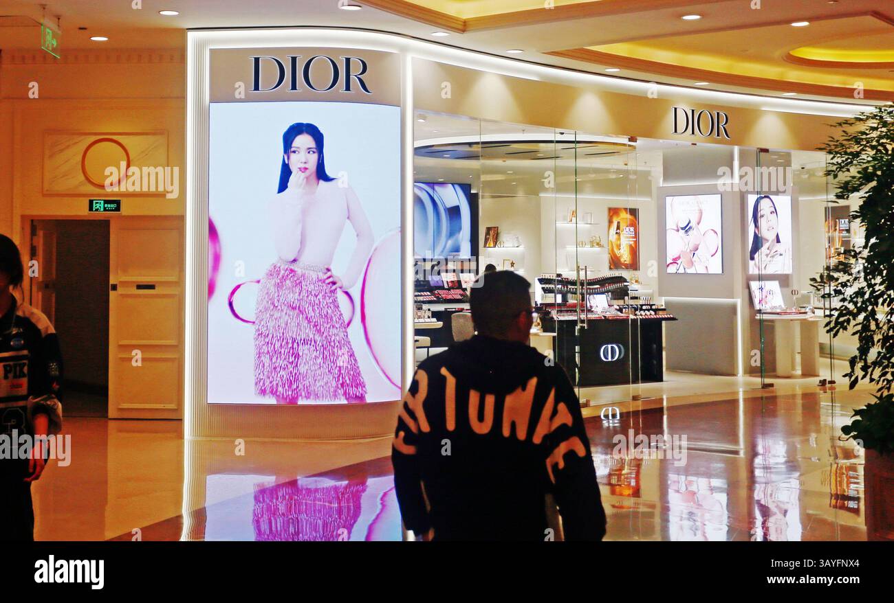 SHANGHAI, CHINA - APRIL 19, 2025 - A luxury store of the French fashion ...