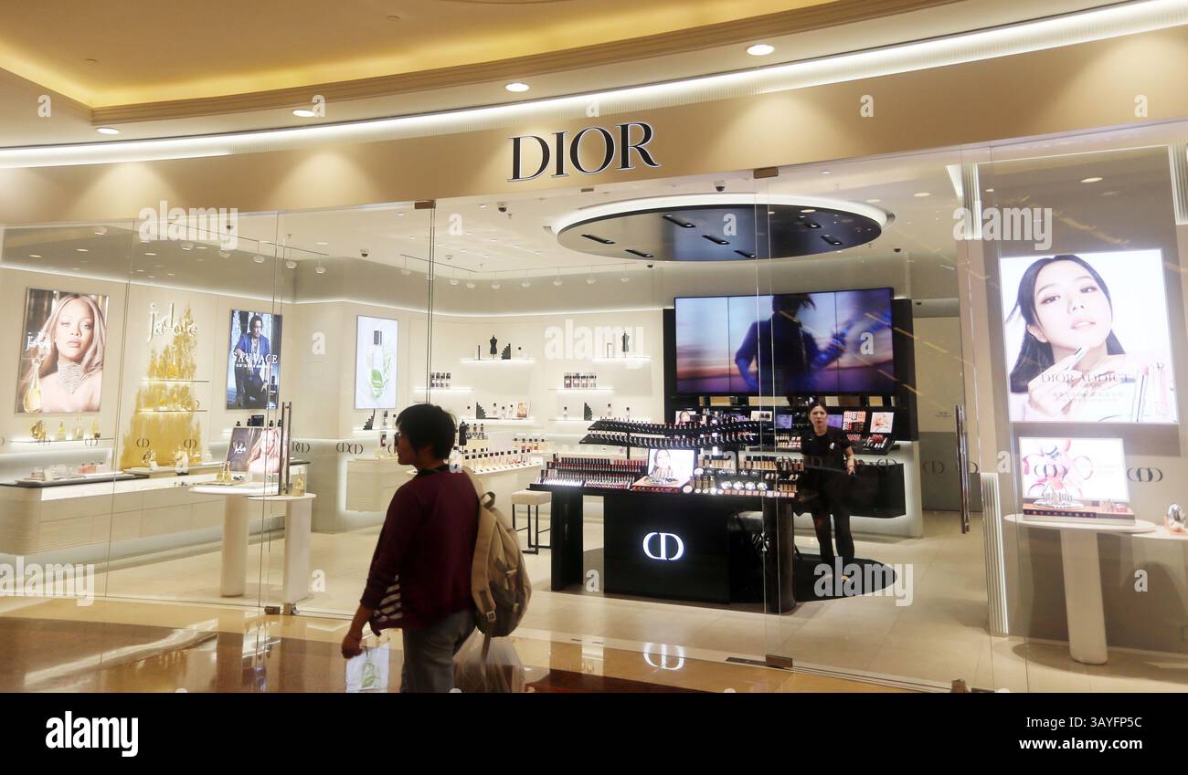 SHANGHAI, CHINA - APRIL 19, 2025 - A luxury store of the French fashion ...