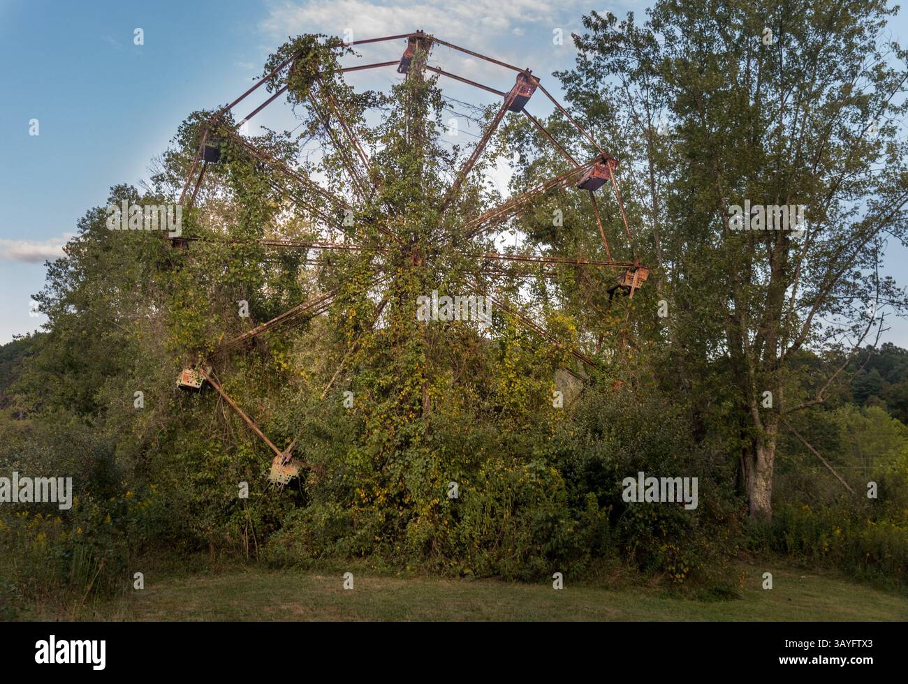 Lake Shawnee Amusement Park was abandoned in 1966 due to accidents and ...