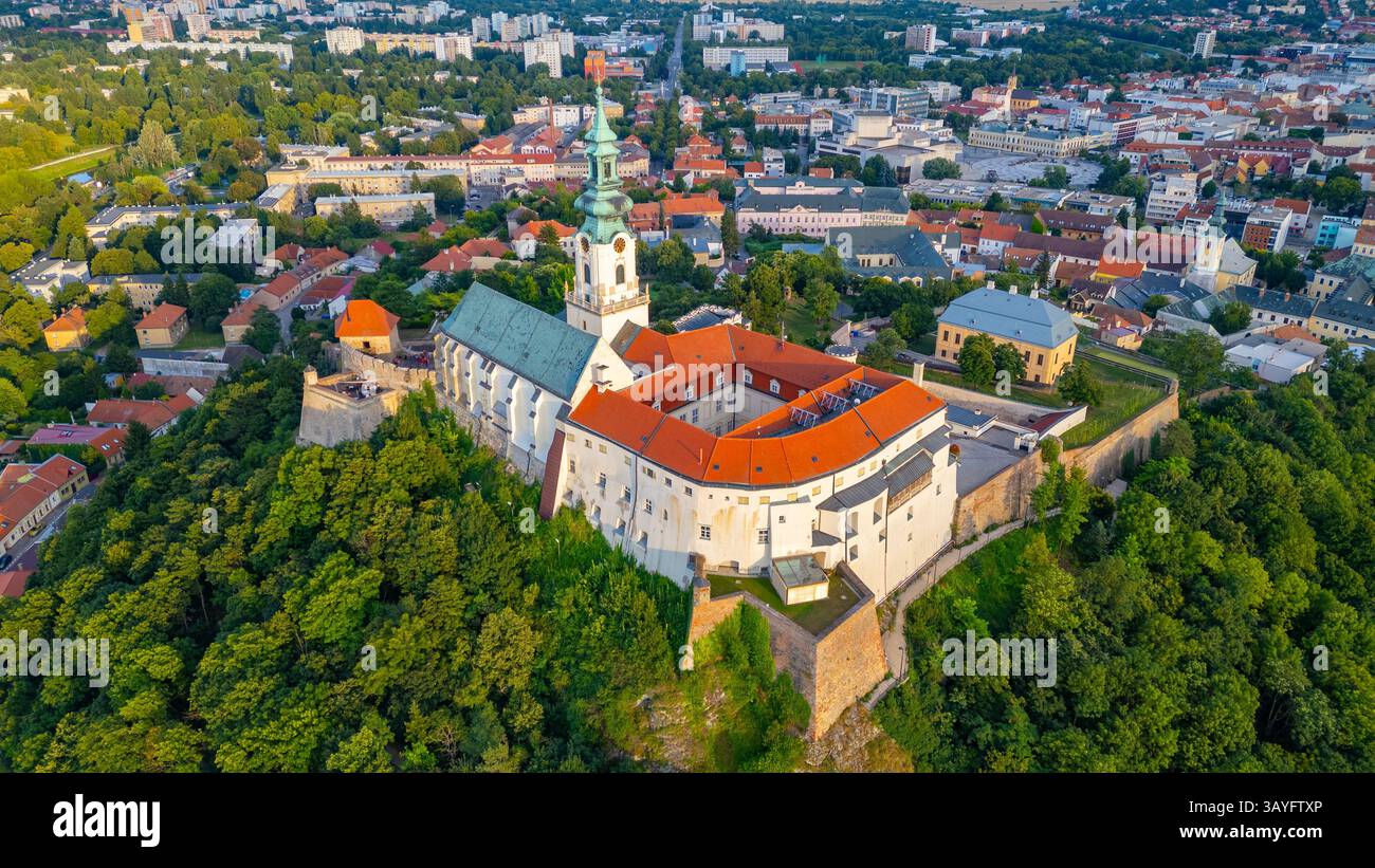 Panorama view of Nitra castle in Slovakia.IMAGE Stock Photo - Alamy