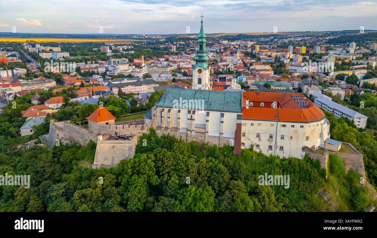 Panorama view of Nitra castle in Slovakia.IMAGE Stock Photo - Alamy