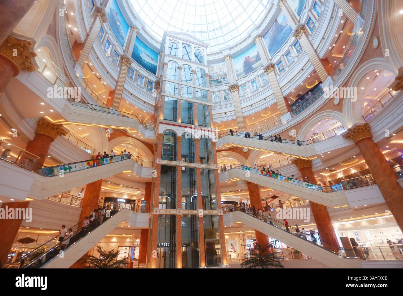 SHANGHAI, CHINA - APRIL 19, 2025 - An overview of the commercial and cultural tourism landmark ...