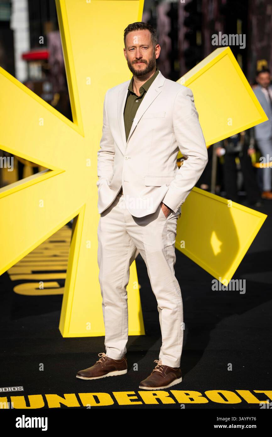 Brian Chapek poses for photographers upon arrival at a screening of the ...