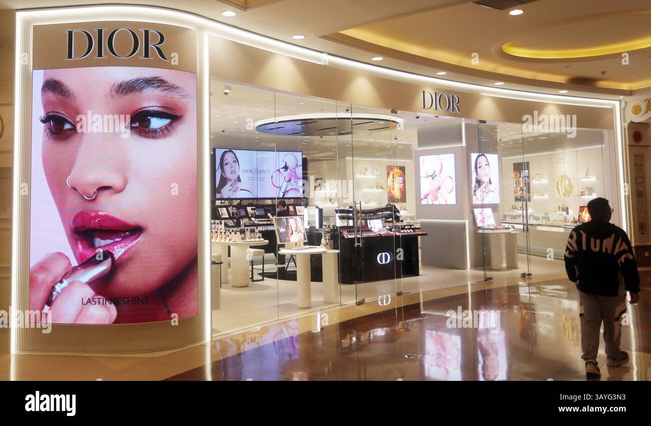 SHANGHAI, CHINA - APRIL 19, 2025 - A luxury store of the French fashion ...