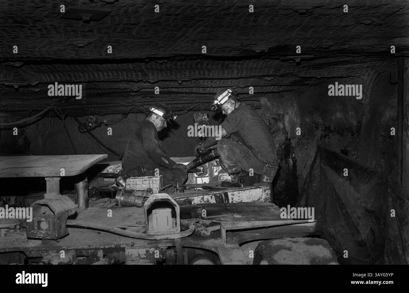 Coal Mine and miners in Tazewell, which is in the Southwest corner of ...