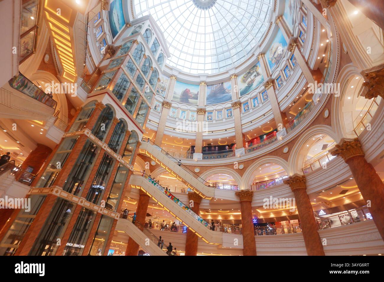 SHANGHAI, CHINA - APRIL 19, 2025 - An overview of the commercial and cultural tourism landmark ...