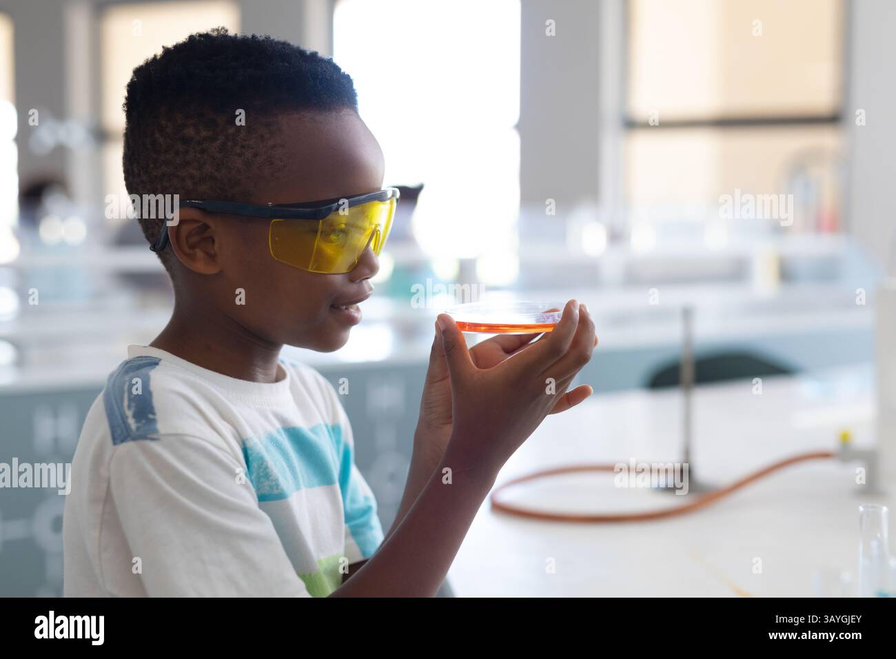 African american child wearing hi-res stock photography and images - Alamy