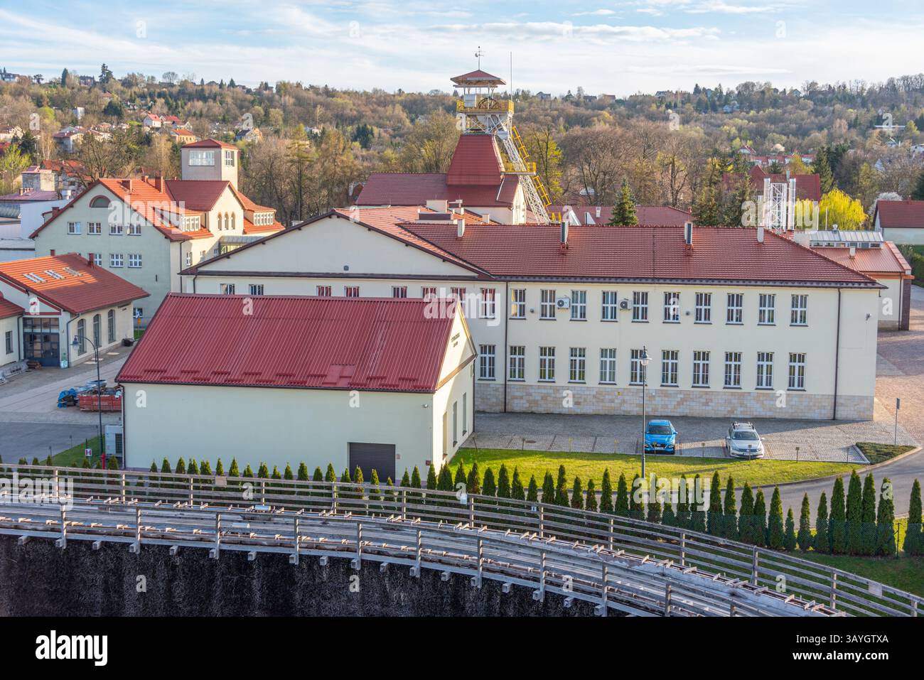 Salt processing factory at Wieliczka, Poland.IMAGE Stock Photo - Alamy