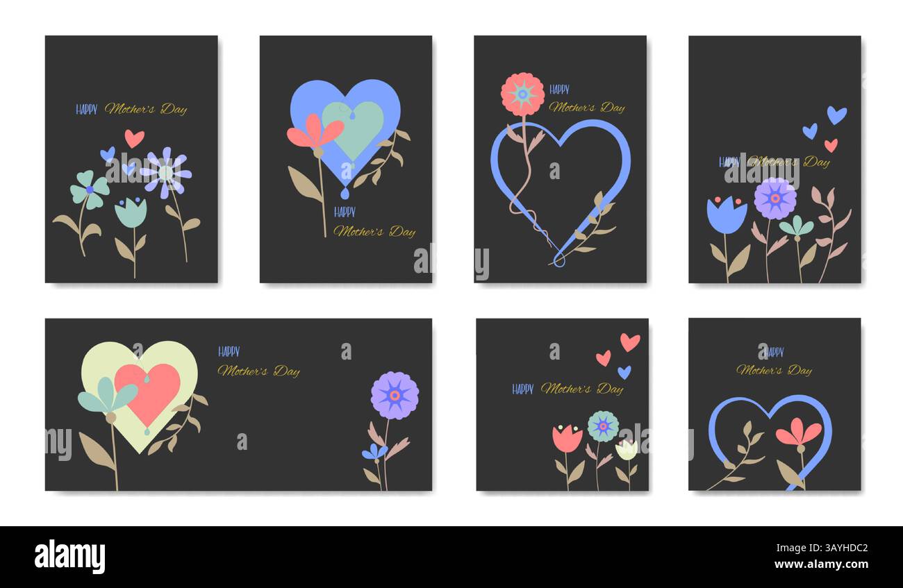 Mothers day concept space Stock Vector Images - Alamy