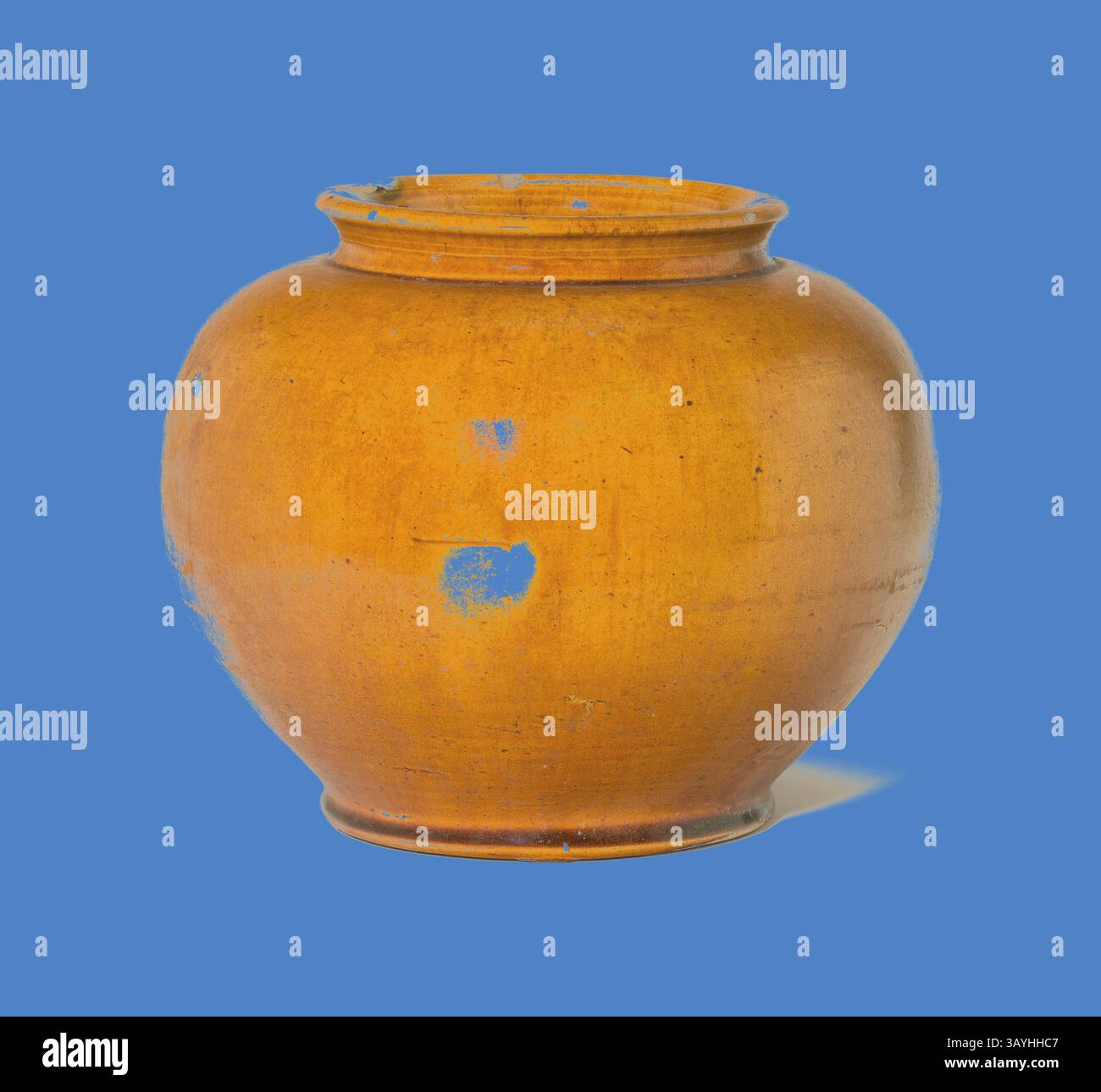 Orange brown pottery jar showcases hi-res stock photography and images ...