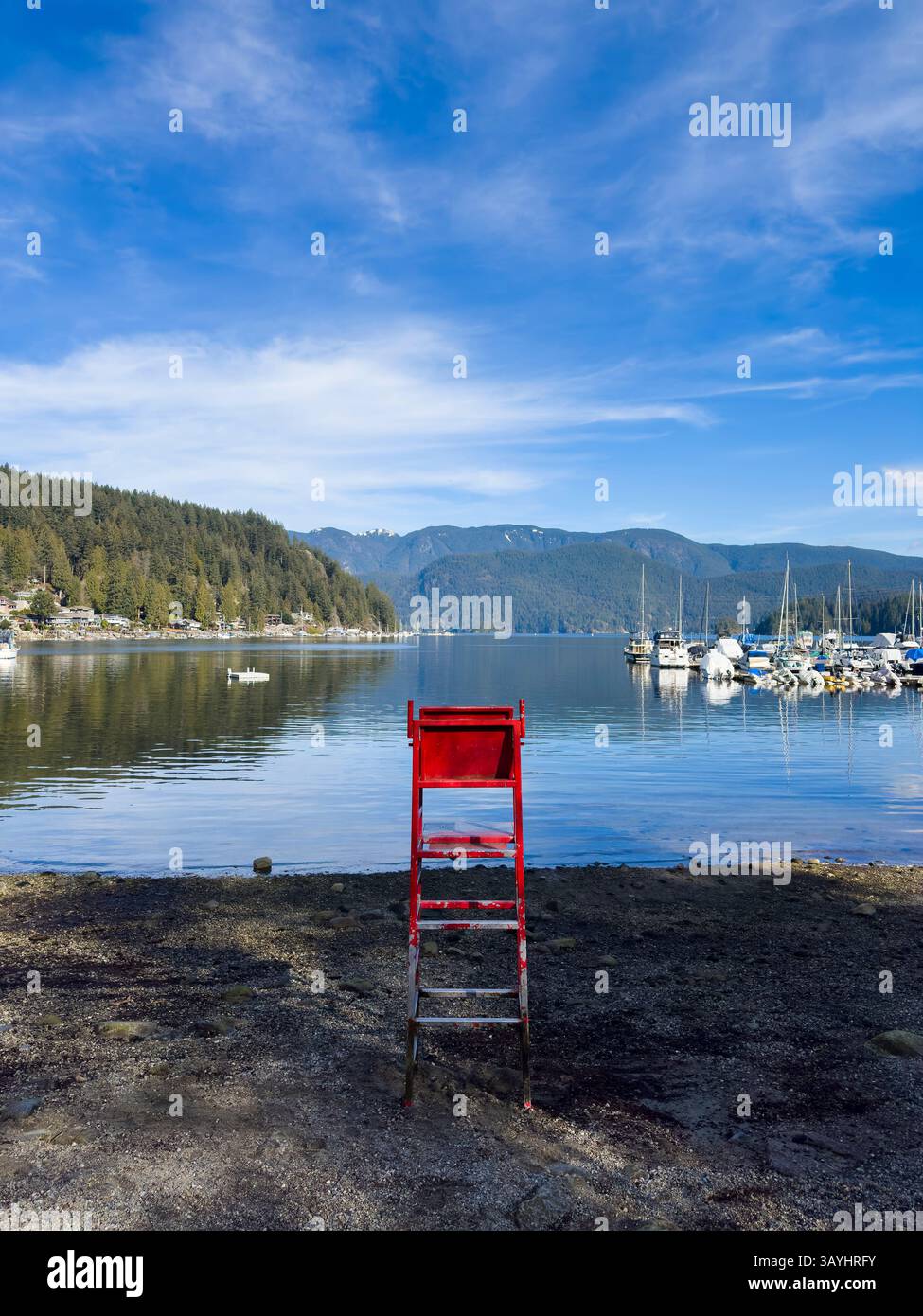 Lifeguard chair vancouver canada hi-res stock photography and images ...