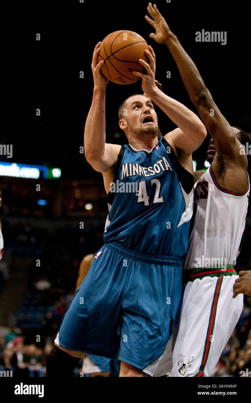 February 22, 2011 Milwaukee, WI. Bradley Center..Minnesota Timberwolves ...