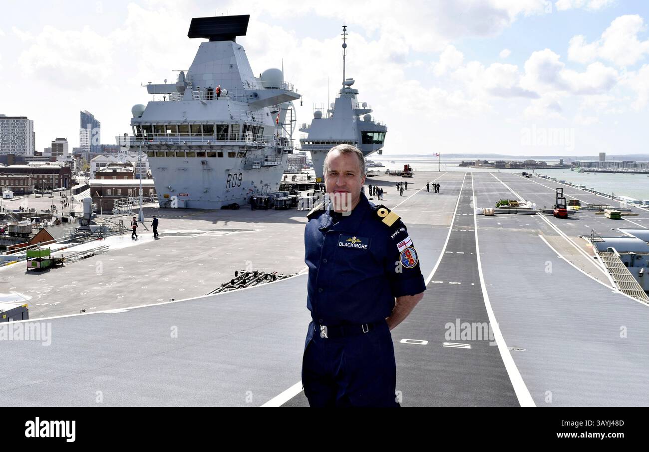 James Blackmore, Commander United Kingdom Carrier Strike Group ...