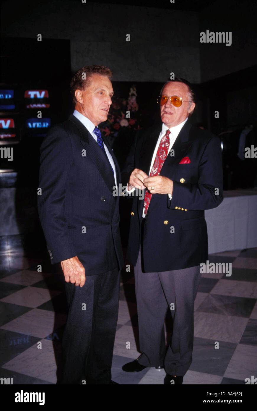 Date and location unknown - ROBERT STACK and ROBERT VAUGHN. (Credit ...