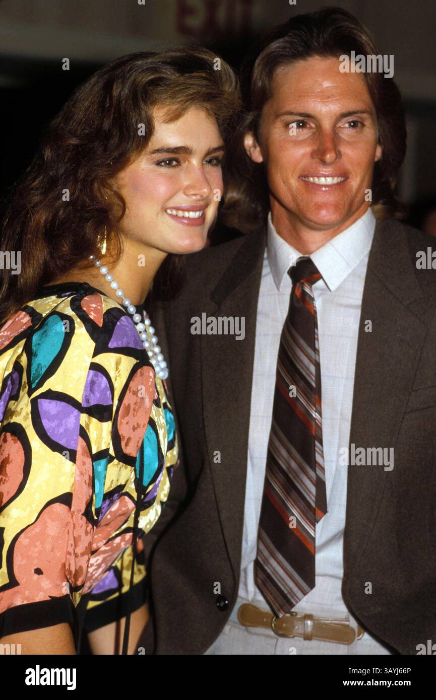Brooke shields bruce jenner hi-res stock photography and images - Alamy