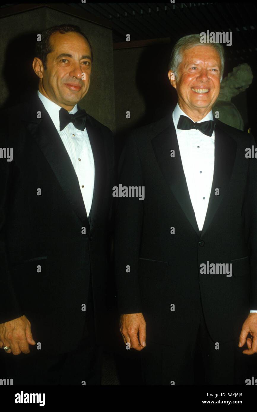 Date and location unknown - JIMMY CARTER and MARIO CUOMO. (Credit Image ...