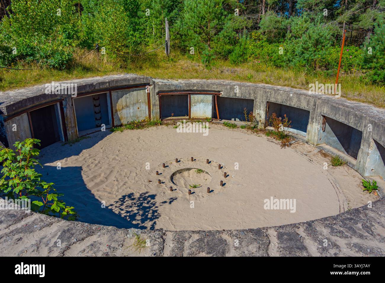 Bunkry Bluchera military installation in Polish town Ustka Stock Photo ...