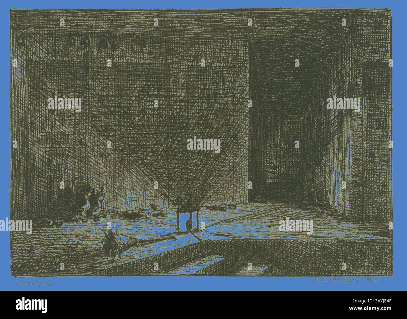 Light shaft etching hi-res stock photography and images - Alamy