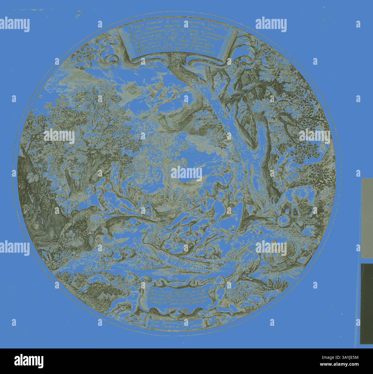 Detailed circular scene depicting hi-res stock photography and images ...