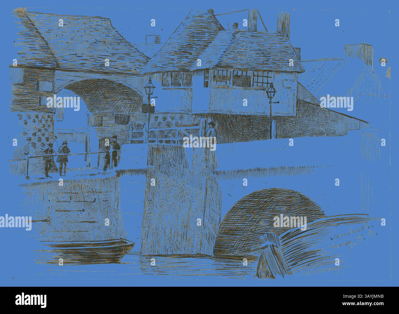 Bridge connects two sides hi-res stock photography and images - Alamy