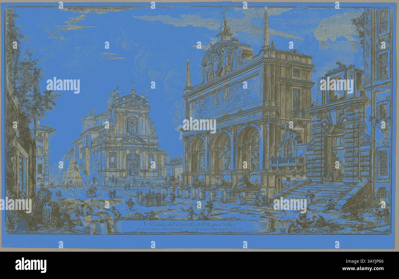 A detailed architectural illustration showcasing grand buildings and ...