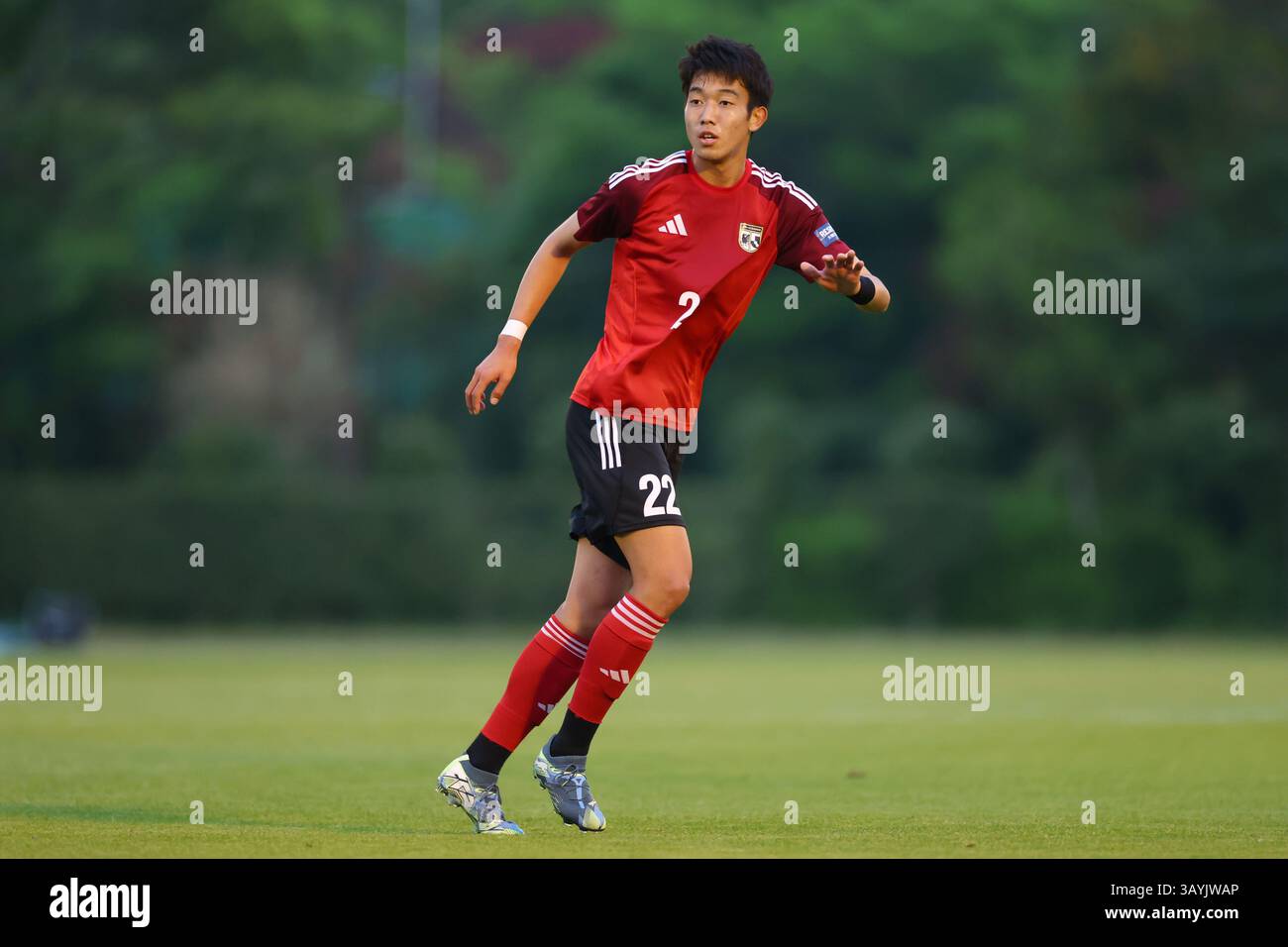 Chiba, Japan. 22nd Apr, 2025. Asuma Ikari (U-22 J.League) Football/Soccer : JFA/J.League Post ...