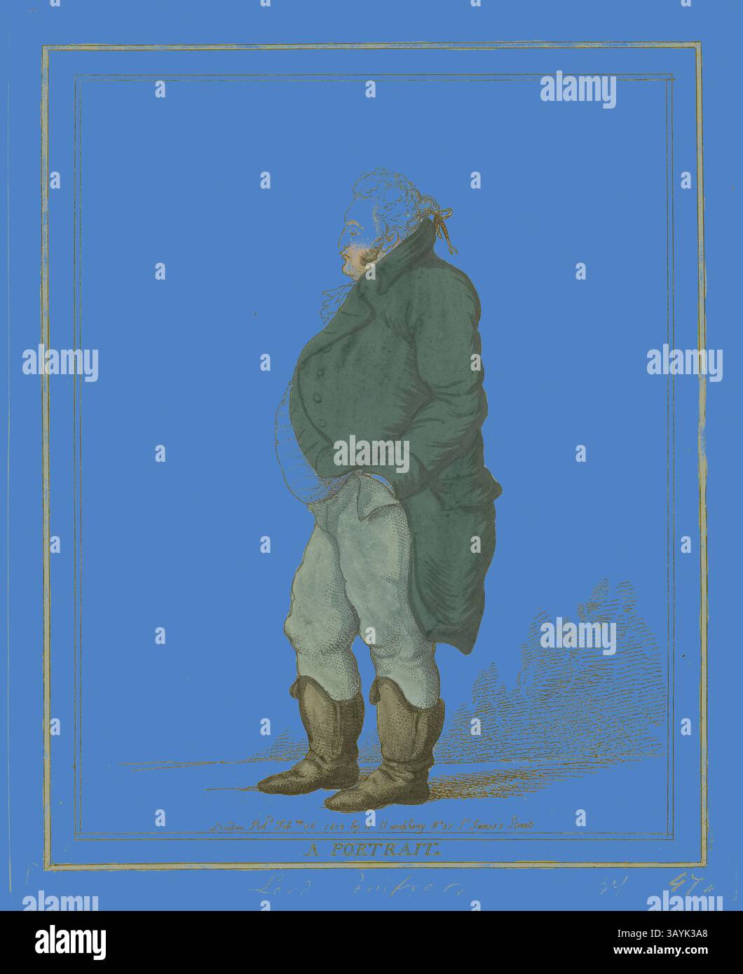Portly gentleman stands in profile hi-res stock photography and images ...