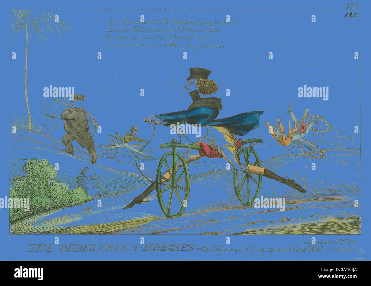 Figures on unusual bicycles hi-res stock photography and images - Alamy