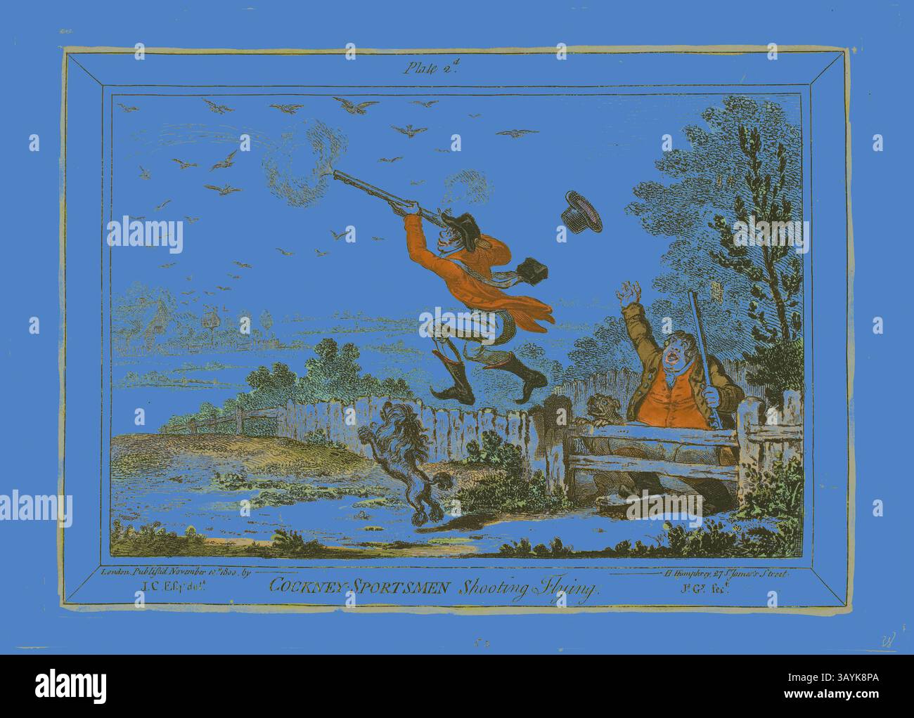 Playful scene depicts two hi-res stock photography and images - Alamy