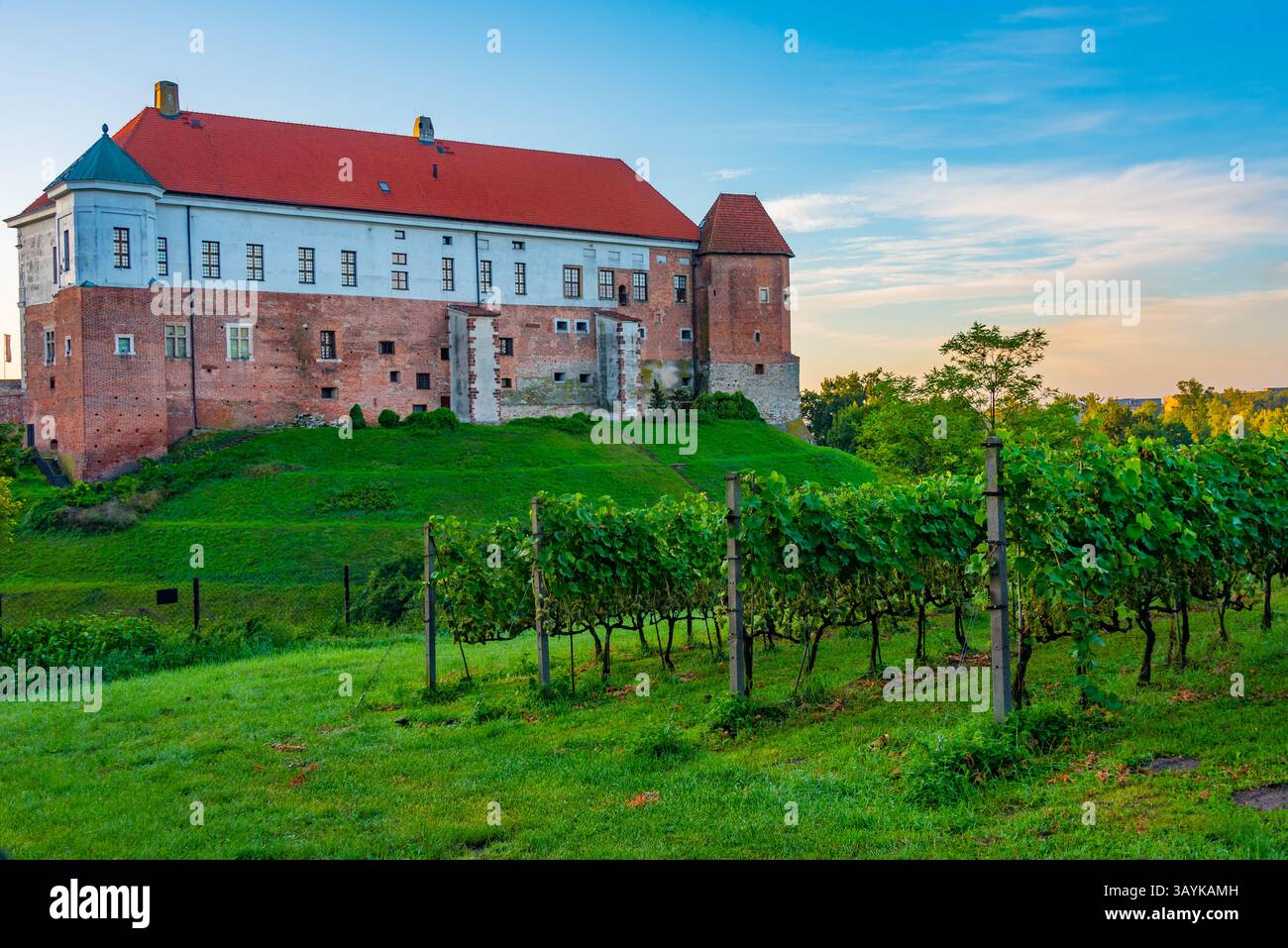 Panorama view of Sandomierz castle in Poland.IMAGE Stock Photo - Alamy