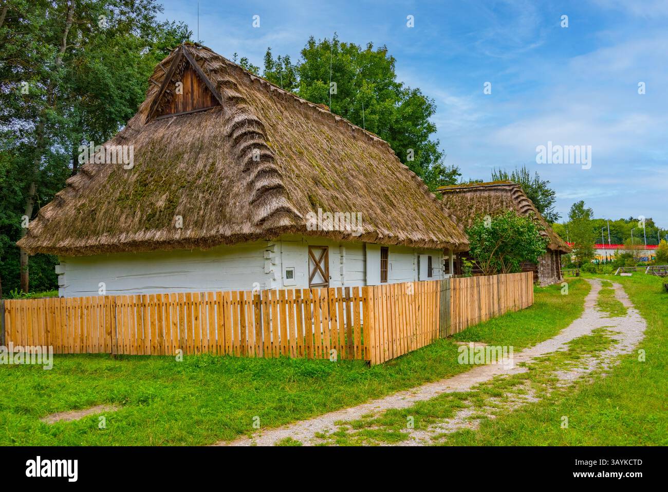 Historical house at Lublin Village Open Air Museum in Poland.IMAGE ...