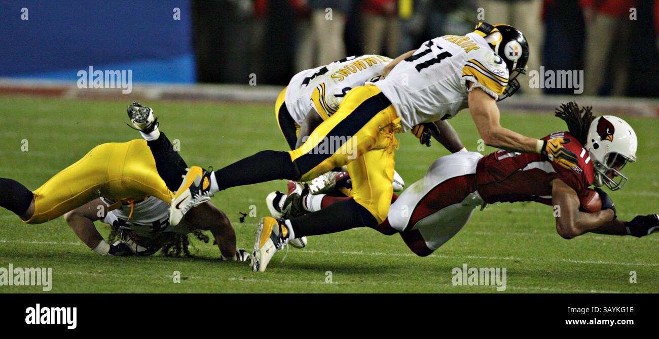 Troy polamalu superbowl hi-res stock photography and images - Alamy
