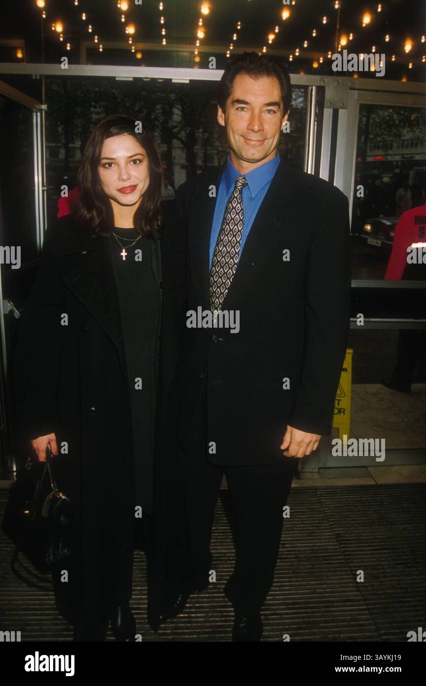 Timothy dalton oksana grigorieva hi-res stock photography and images ...