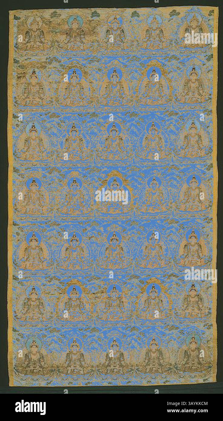 Multiple depictions of seated deities hi-res stock photography and ...