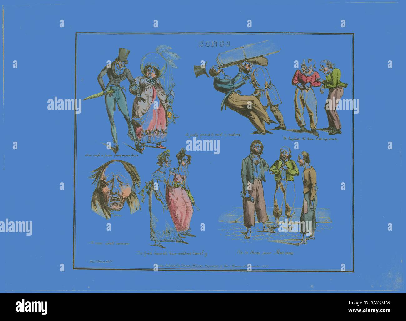 A vibrant collage features several whimsical scenes depicting humorous ...