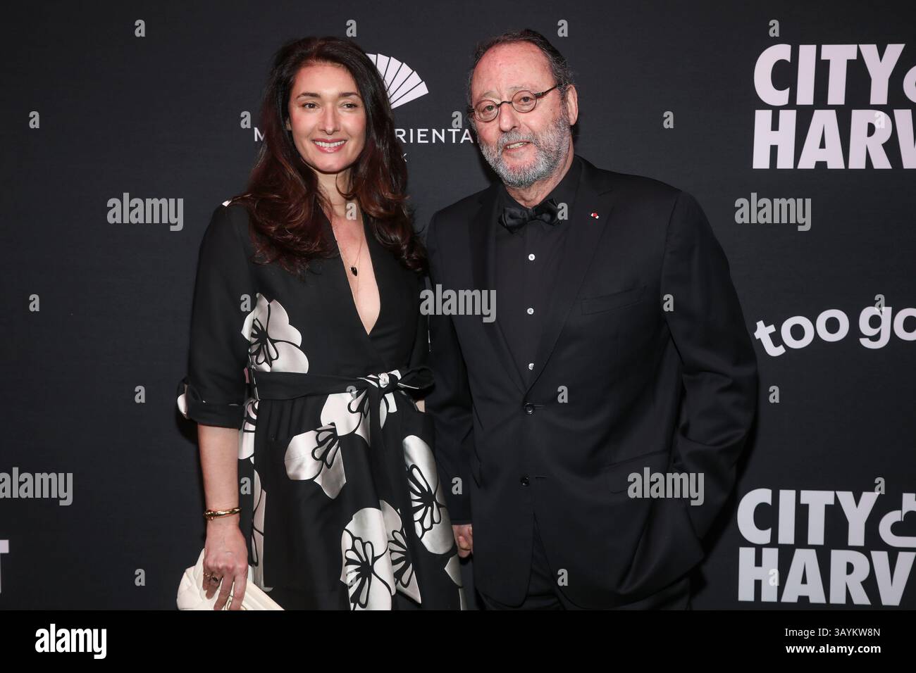 Actors Zofia Borucka, left, and Jean Reno attend City Harvest Presents ...