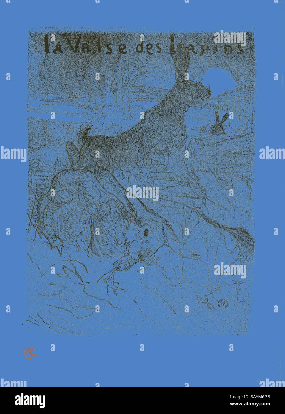 Rabbit in landscape scene animation hi-res stock photography and images ...