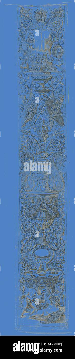 An intricate decorative design featuring elaborate patterns, floral ...