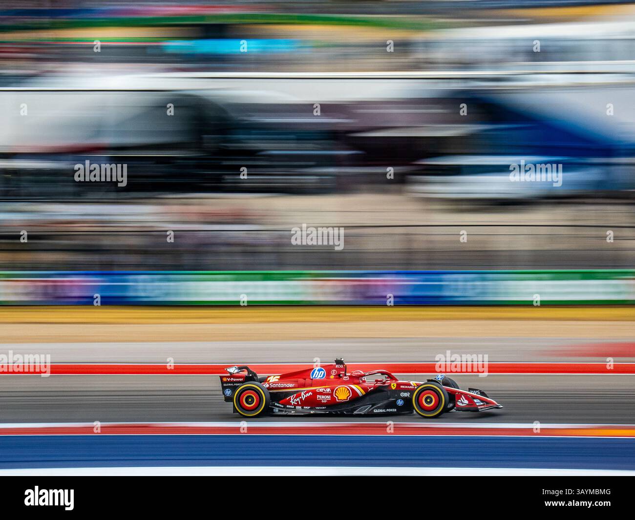 Charles Leclerc of Ferrari seen at Circuit of the Americas, Austin ...