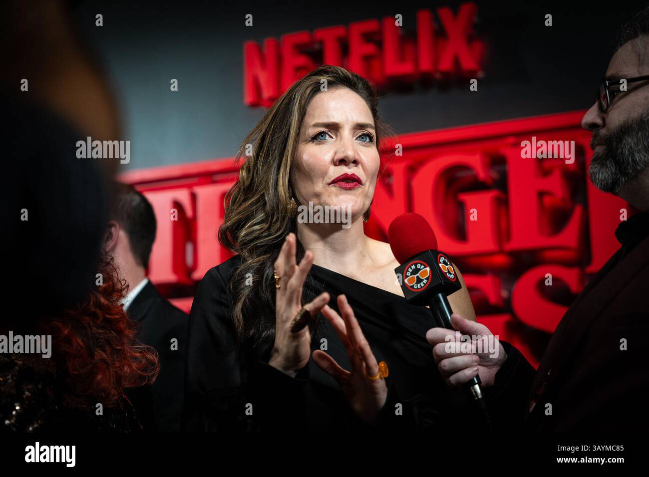 New York, United States. 22nd Apr, 2025. Rosie Benton, playing Virginia ...