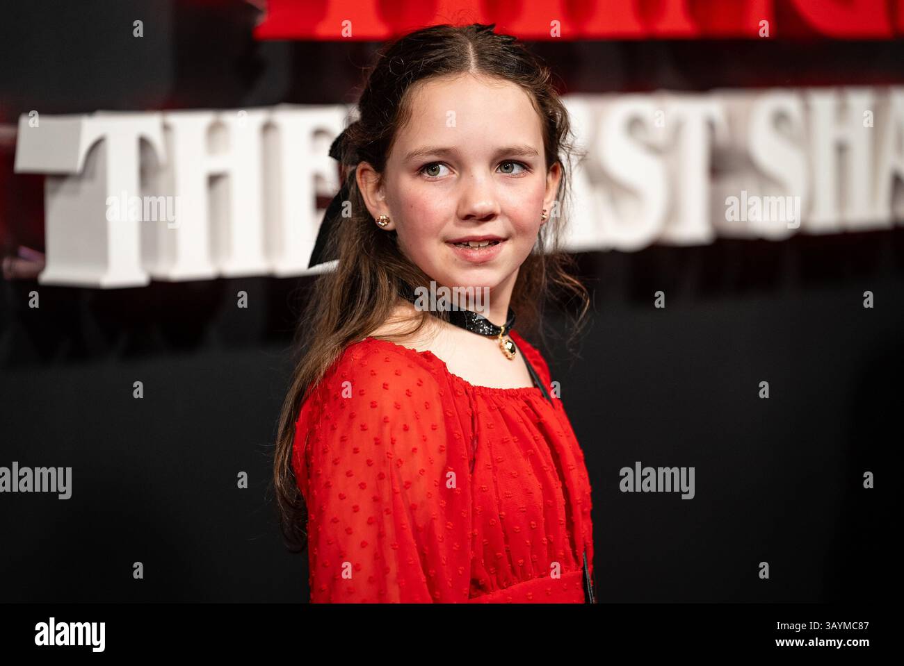 Azalea Wolfe, playing Alice Creel, walks the red carpet of Broadway's ...