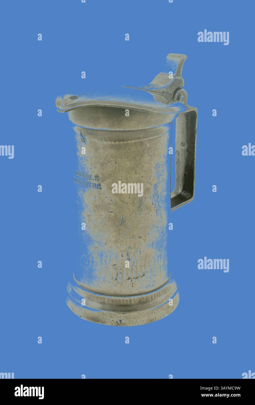 Vintage style metal tankard hi-res stock photography and images - Alamy